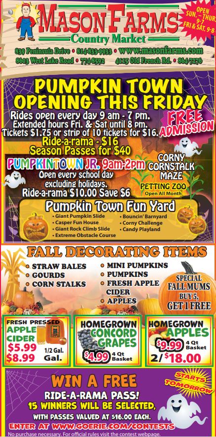 Weekly Specials | Lake City, PA | Mason Farms LLC